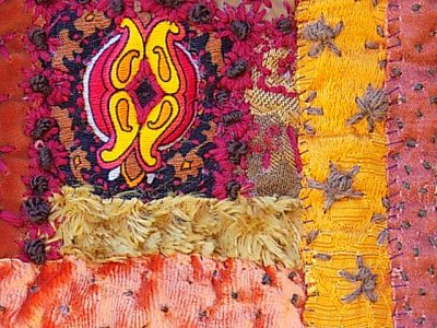 Beneath The Folds - Using Wool To Embellish Textile Art | Mr X Stitch